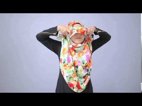 Benang Hijau Hijab : Lily Printed L