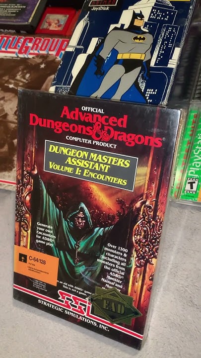 Commodore 64 AD&D Dungeon Masters Assistant Volume 1: Encounters (Sealed) - YouTube