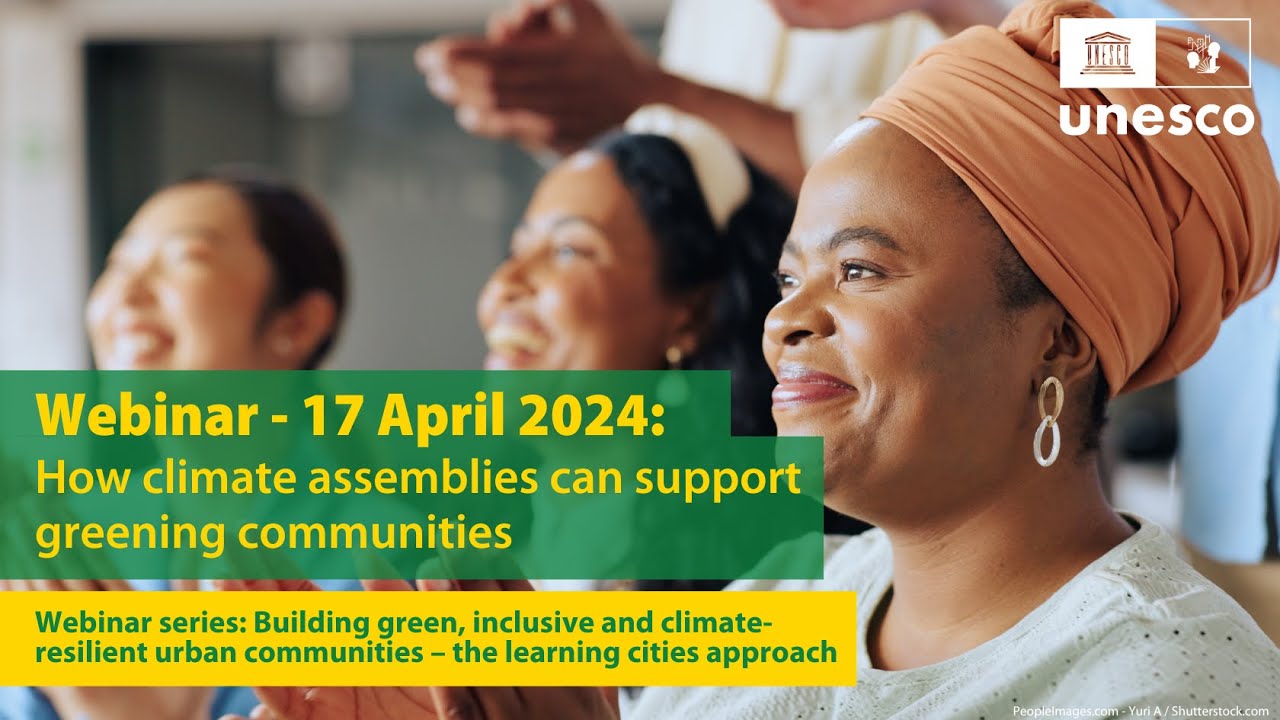 Webinar: How climate assemblies can support greening communities - YouTube