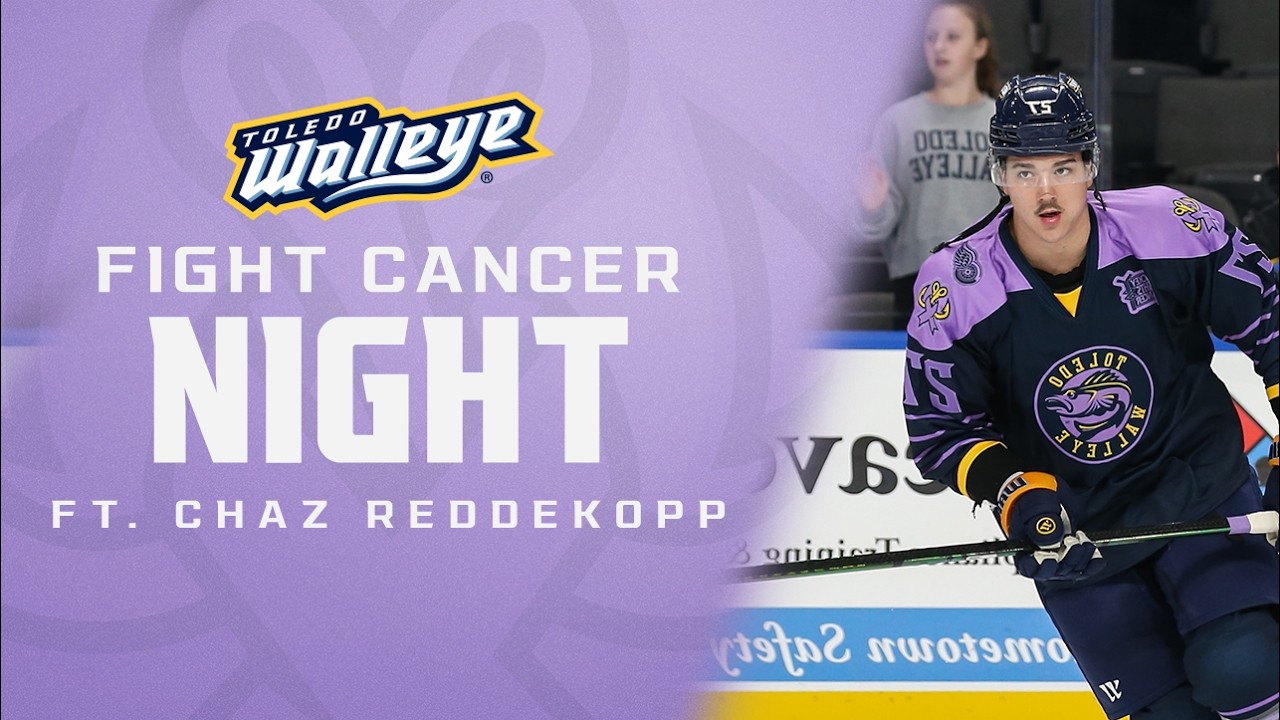 Walleye Fight Cancer Night Feature | Chaz Reddekopp - YouTube