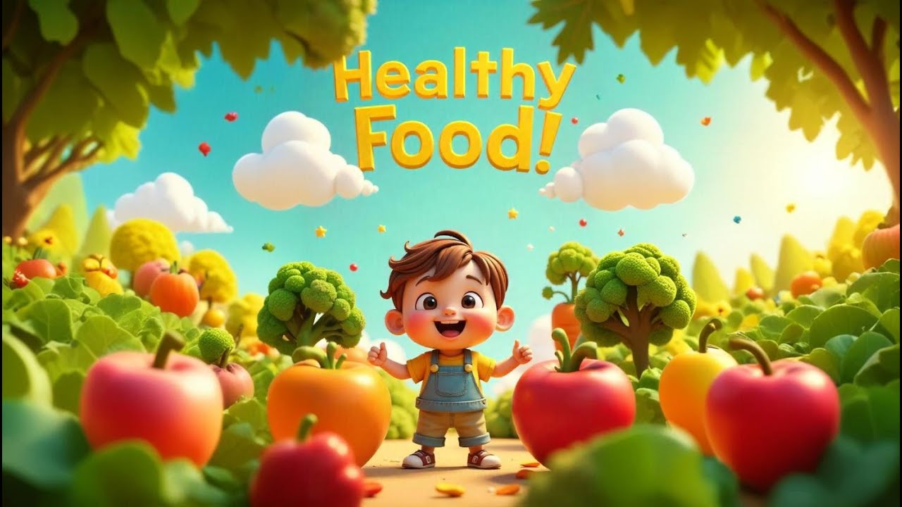 Healthy Food Poem for Kids 🍎 | Fun & Easy Rhymes About Eating Right ...