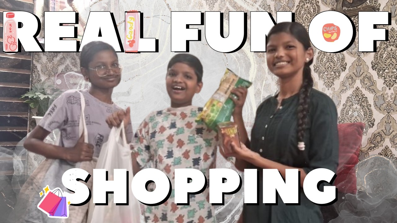The real fun of shopping #familyvlog #shoping #vlog #video #fun # ...