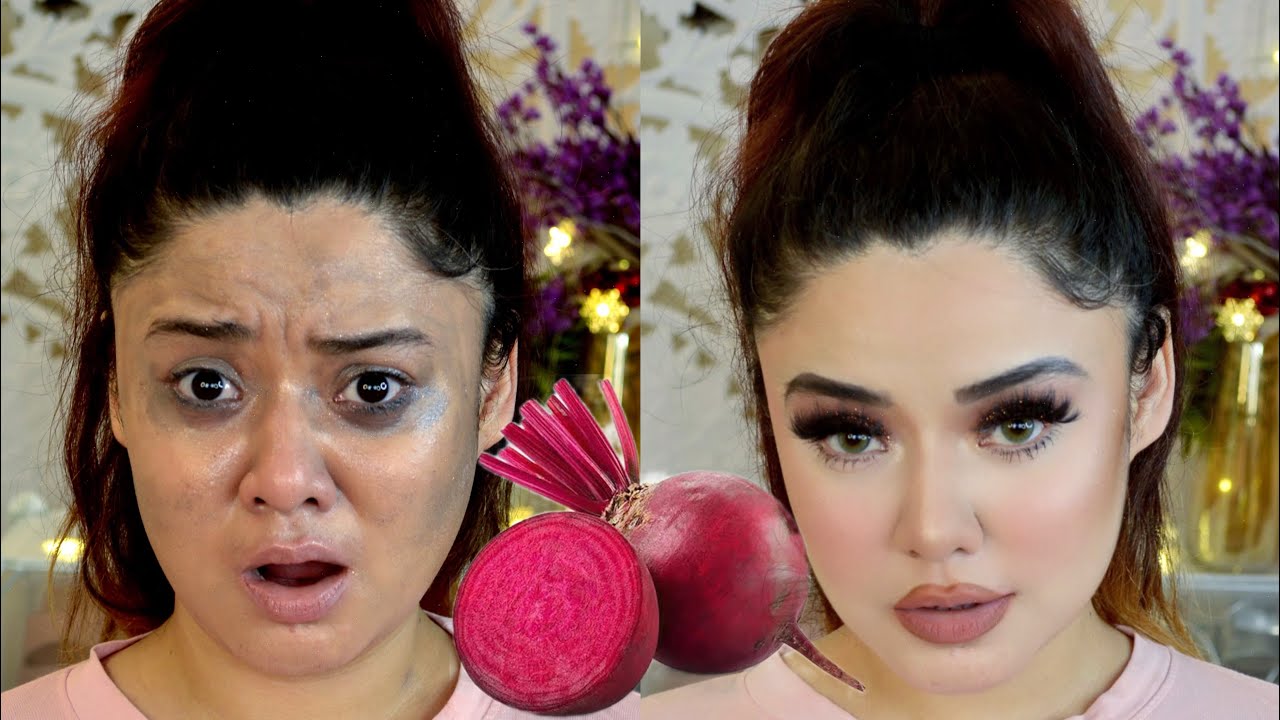 नाइट पार्टी से आने के बाद किया Beetroot SkinCare | VIRAL BEETROOT FACE MASK HACK ! - YouTube
