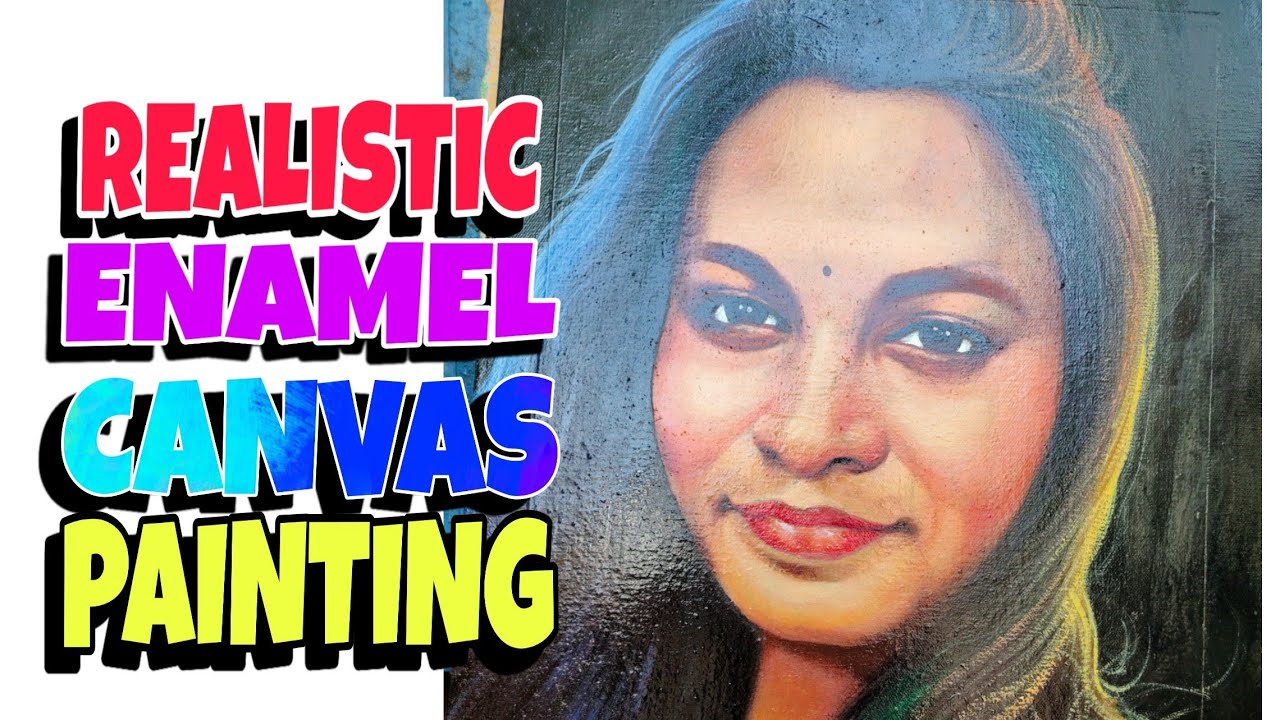 #Realistic Enamel Colour Painting from Ramesh Art - YouTube