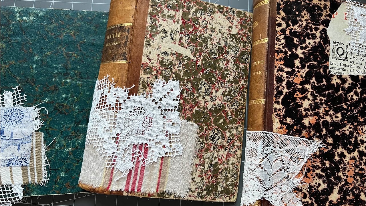 TUTORIAL | LARGER BOOK Choosing pages, sewing in the signatures and ...