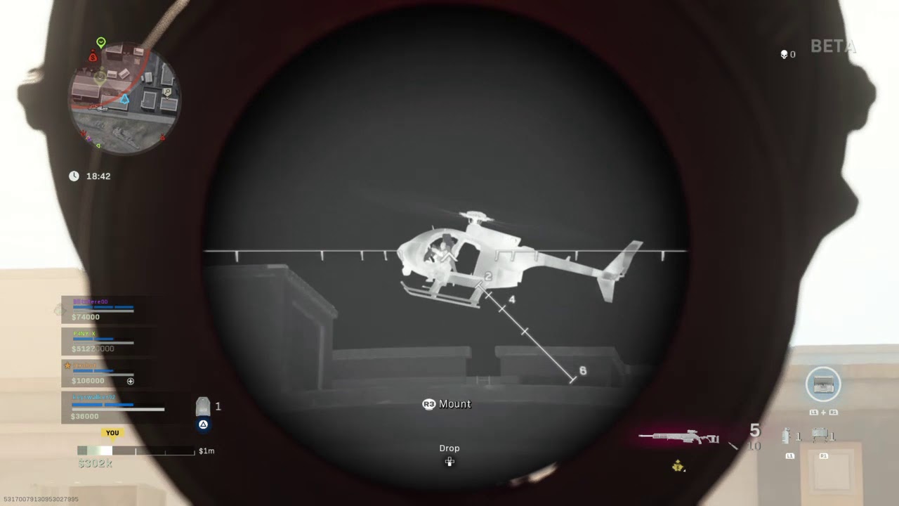 Call of Duty Heli Sniper Shot - YouTube
