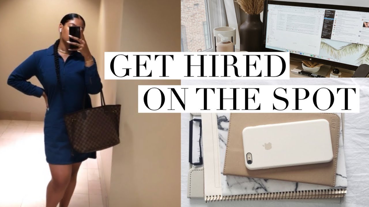 GET HIRED ON THE SPOT | 5 JOB INTERVIEW TIPS - YouTube