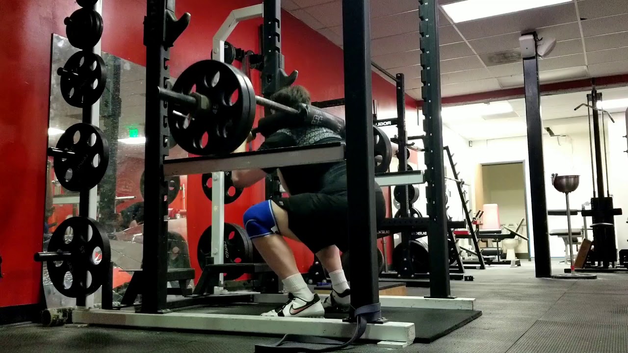 SSB Squat 256x5 set 5/5 - YouTube