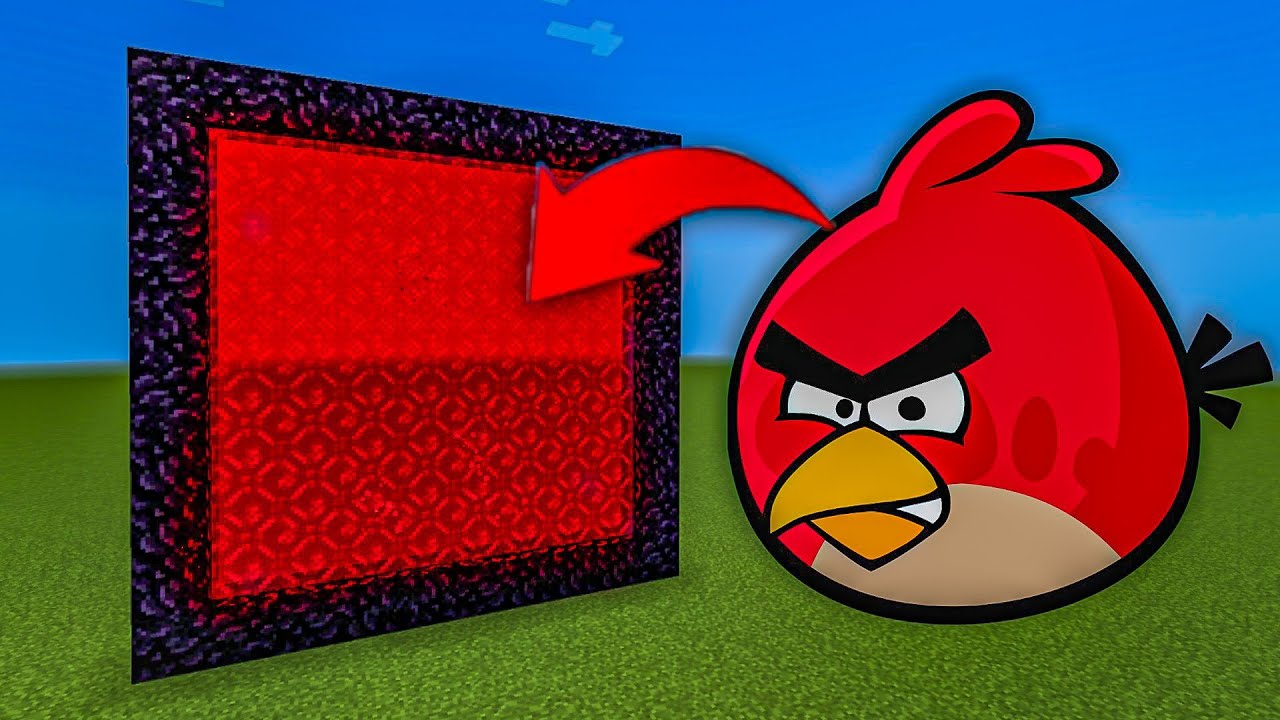 How to Make A Portal To The Angry Birds Dimension in Minecraft - YouTube