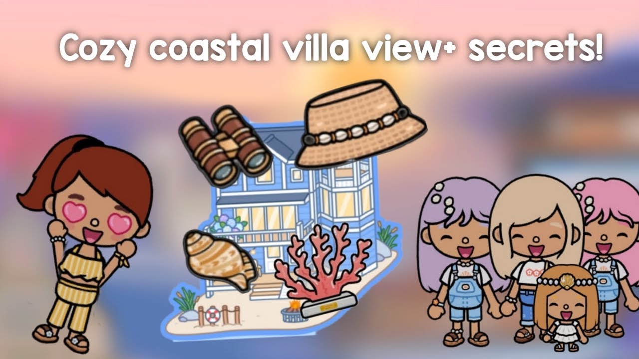 New Cozy Coastal villa secrets+House tour! | Summer special | Toca Star ...