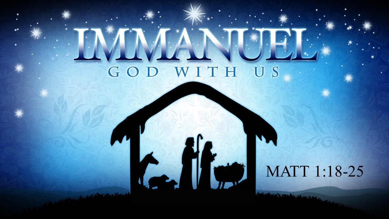 Immanuel (God With Us) - Matt 1:22-23 - Dave Carr - YouTube