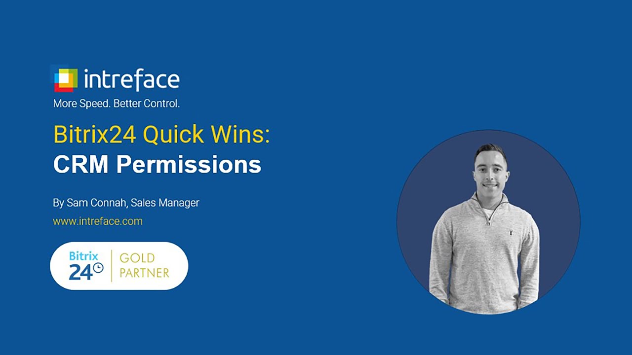 Bitrix24 Quick Win: CRM Permissions - YouTube