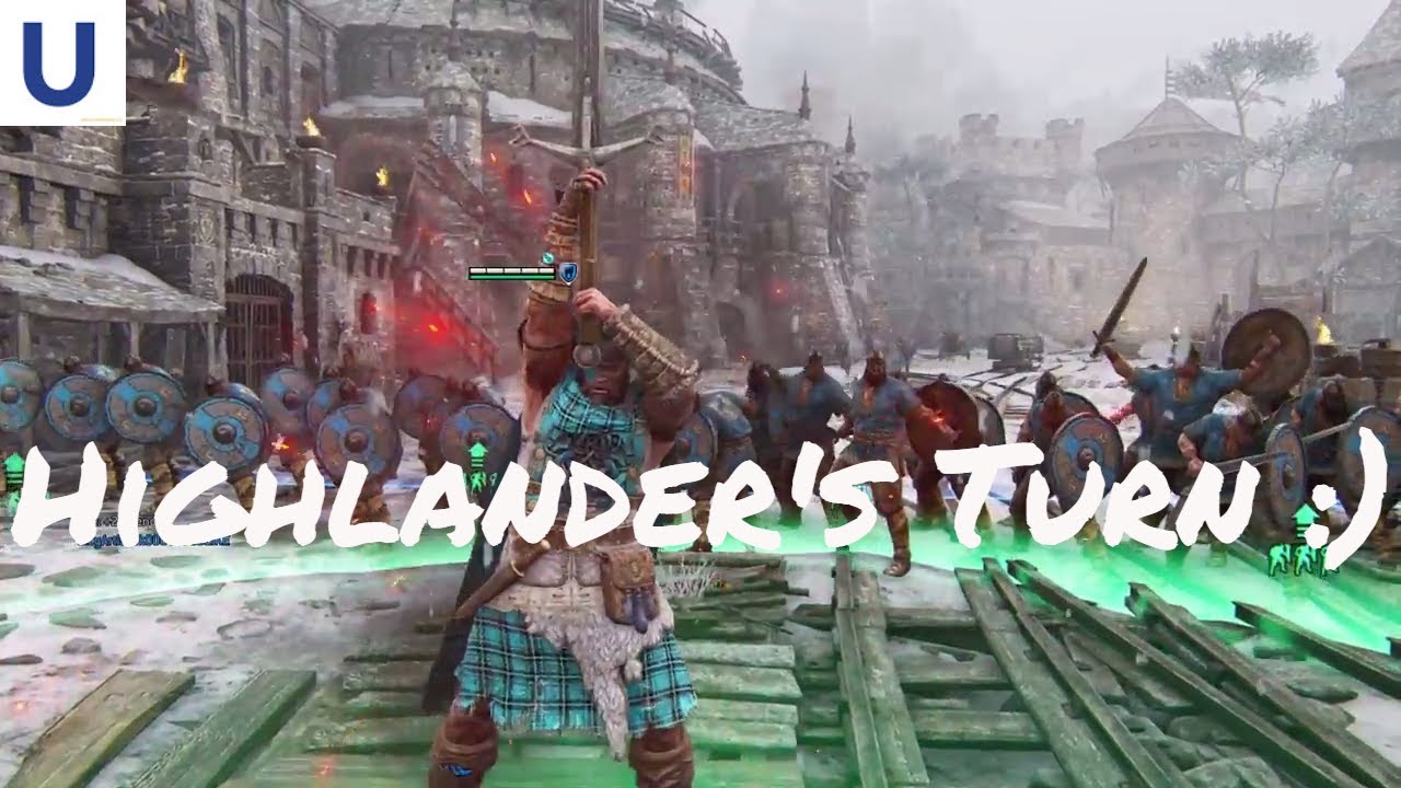 For Honor- Highlander Is Amazing! (Dominion Gameplay) - YouTube