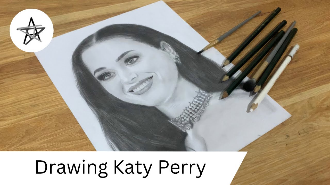 Drawing Katy Perry | Timelapse | Alone Anonymous Artist - YouTube