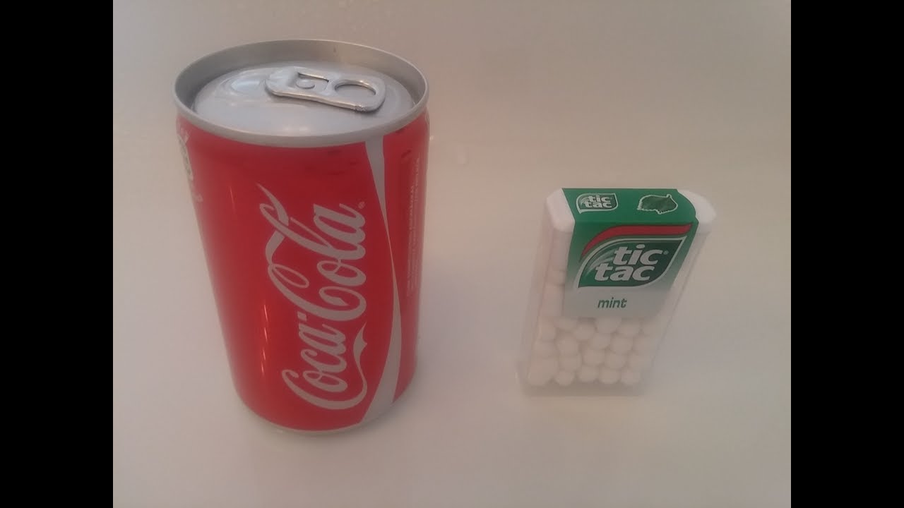 Coke and Tic Tac Experiment - YouTube
