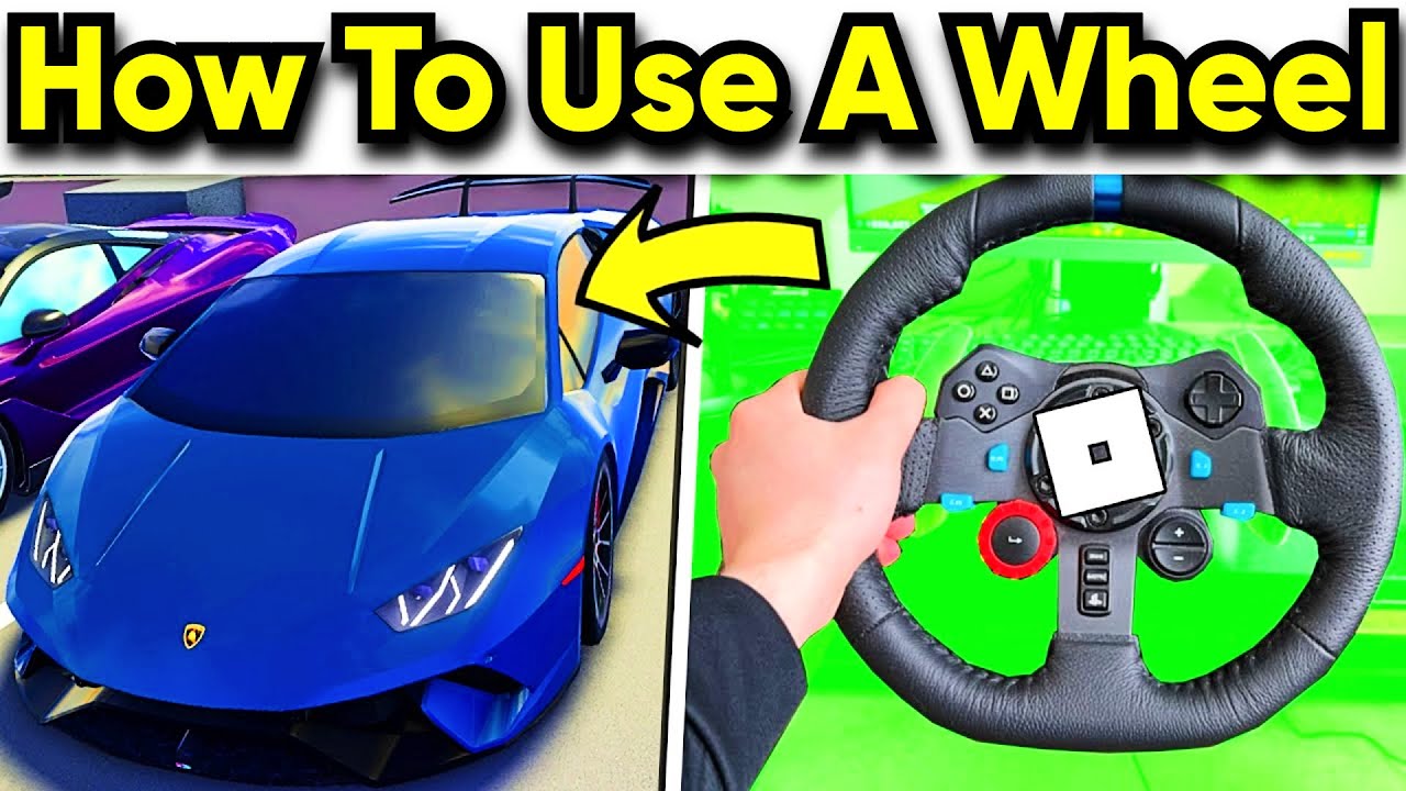 How To Connect A Steering Wheel In Roblox! - YouTube