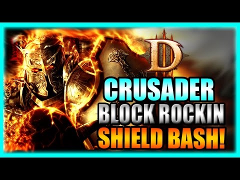 Diablo 3 Crusader Block Rockin Shield Bash! - Torment 10 Rift Farming ...