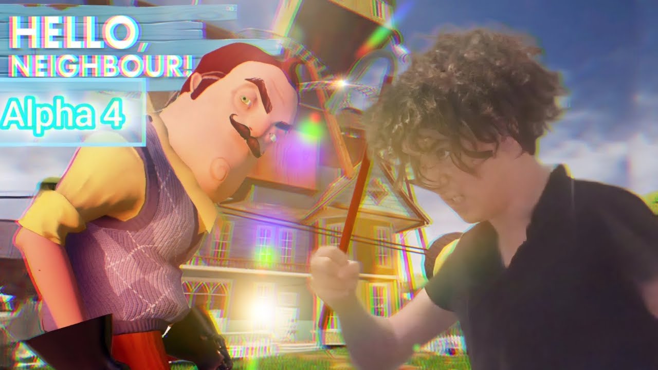 I FINALLY PLAYED HELLO NEIGHBOR ALPHA 4 PART 1 - YouTube