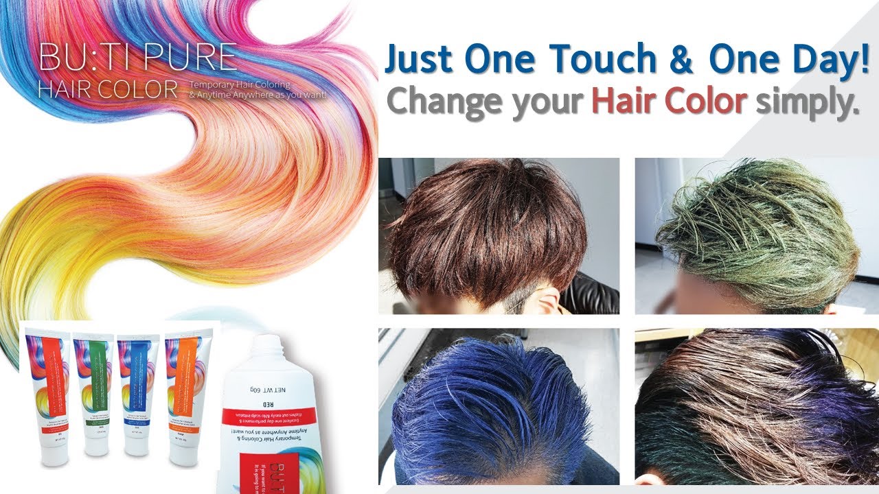 No Dye, Just Hair Coloring , Change your hair color temporarily ,Easy ...