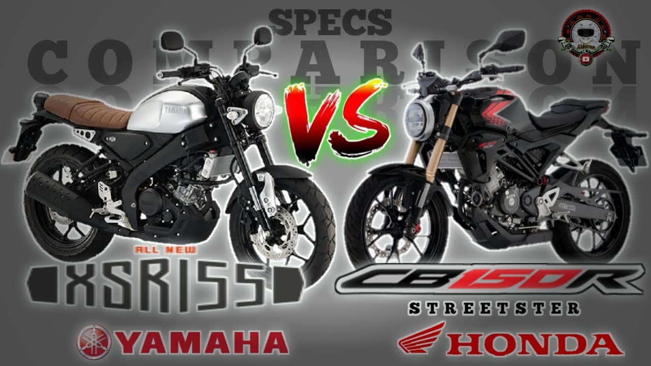 YAMAHA XSR 155 vs HONDA CB150R STREETSTER SPECS COMPARISON - YouTube