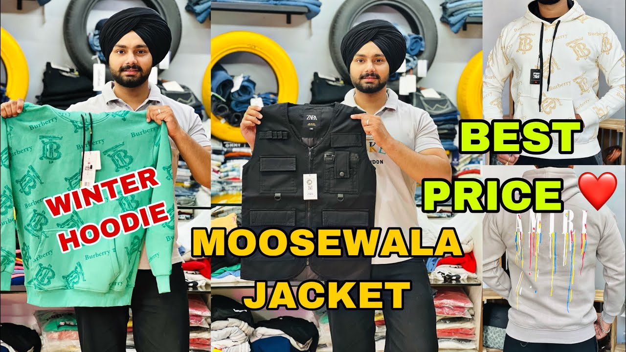 Sidhu Moosewala Jacket ! Winter Hoodies ! Amazing Outfits ! MS ...