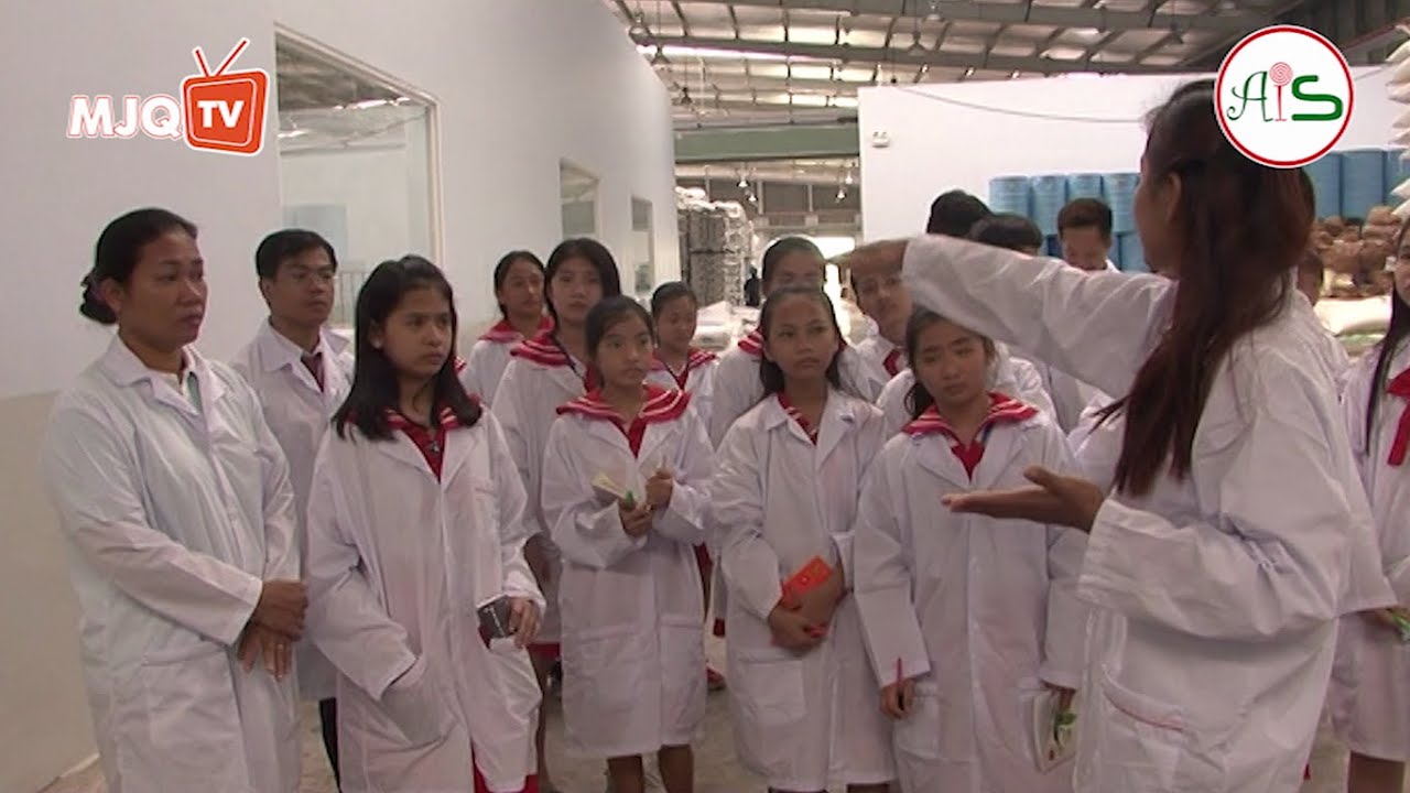 Grade 5 Student Study Tour to Angkor Dairy Products Factory (Re ...