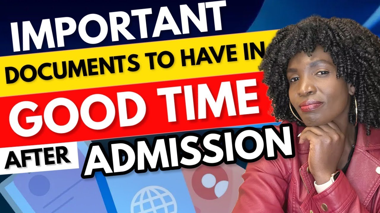 HAVE THESE DOCUMENTS READY! CONGRATULATIONS FOR GETTING ADMISSION TO ...