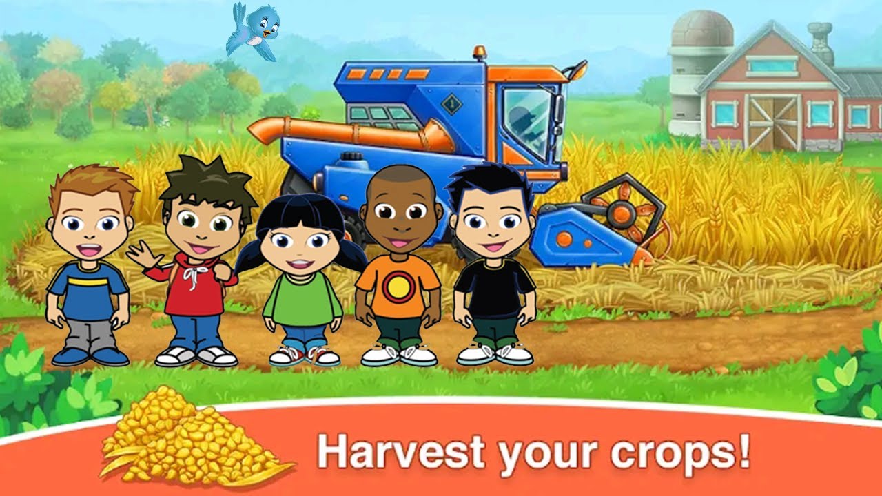 Kids Farm car : Tractor, truck Vehicles - YouTube