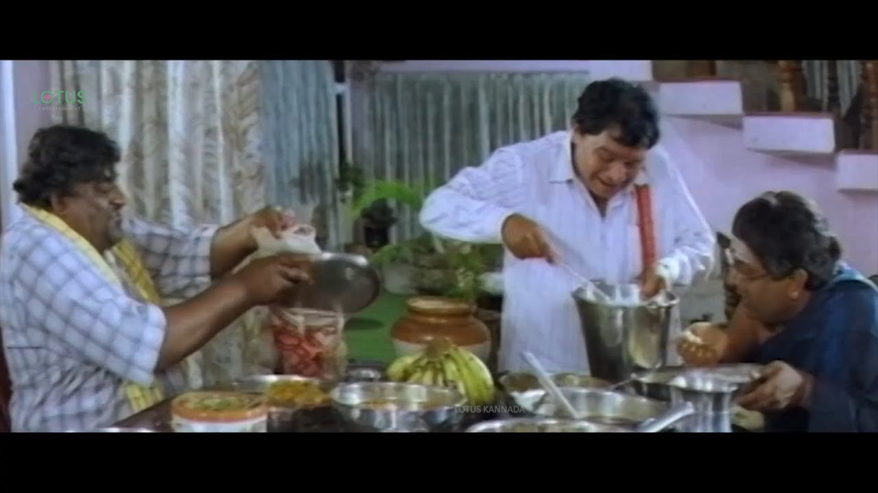 Doddanna Eats Full Meals and Steals Food In Umesh Home | Thaliya ...