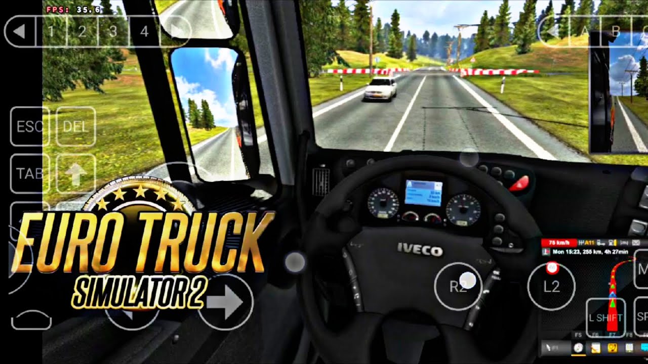 Euro Truck Simulator 2 Winlator Windows Emulator Android Game Test ...