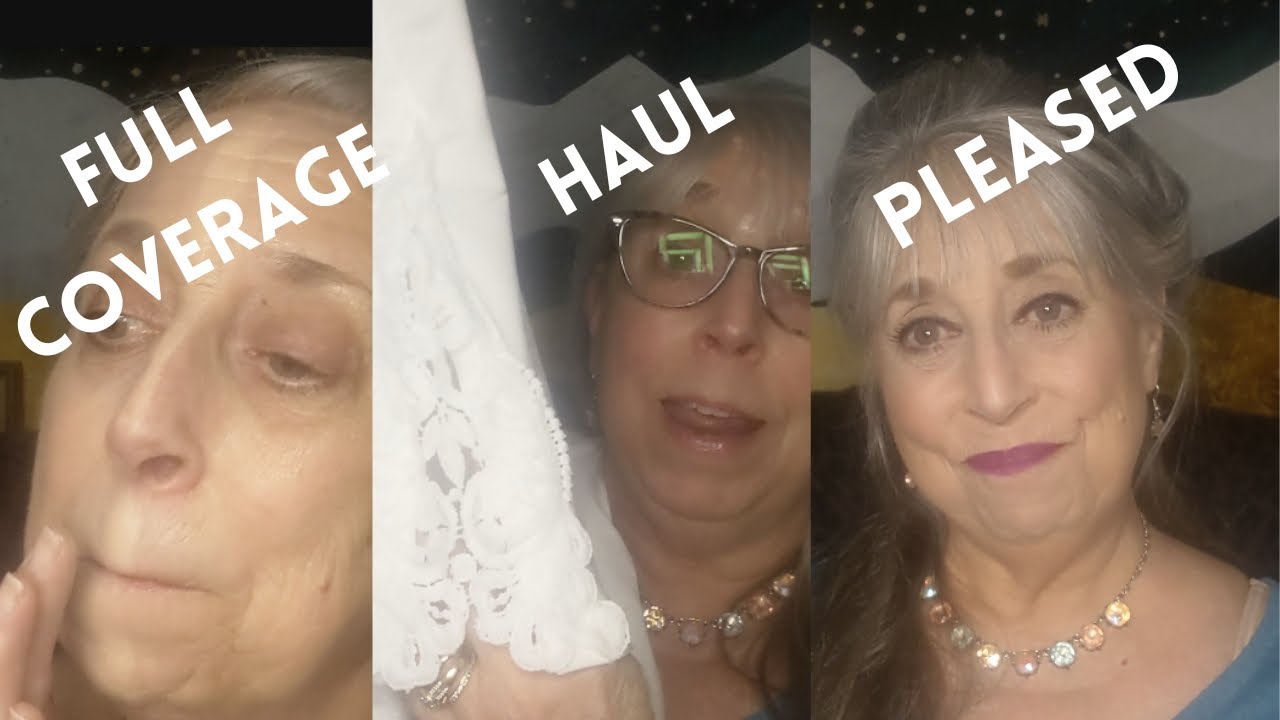 Full Coverage #foundation, Small Haul and Friend Mail! #over60 #makeup ...