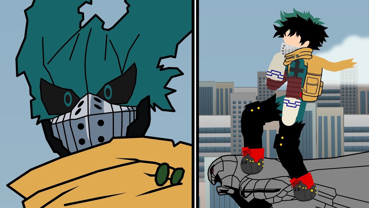 Dark Deku "Vigilante Deku" (Boku No Hero Academia) | Stick Nodes - YouTube