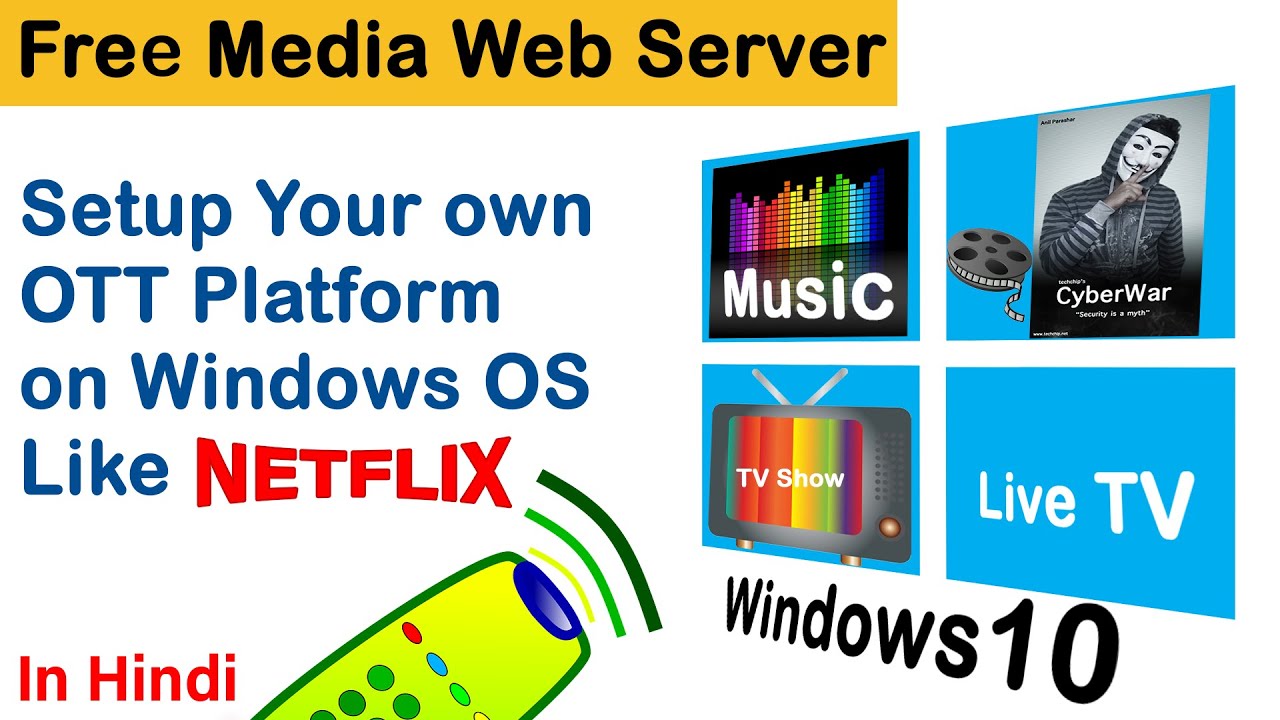 Setup free media web server on Windows OS - Own OTT Platform [Hindi ...