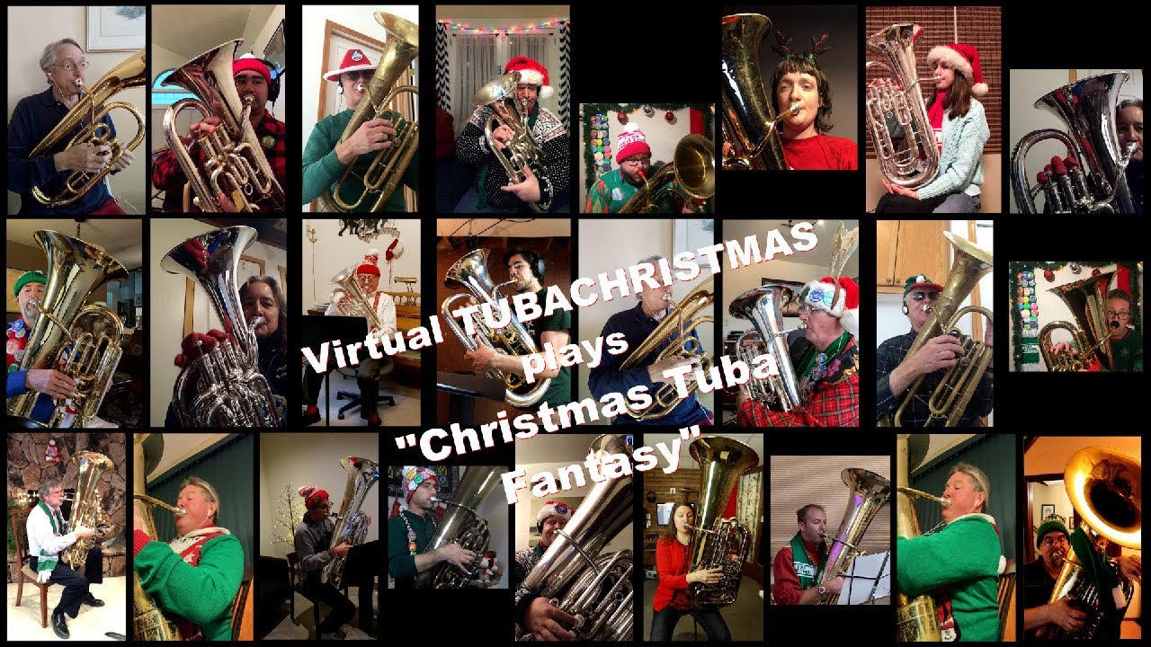 Virtual TubaChristmas plays "Christmas Tuba Fantasy" - YouTube