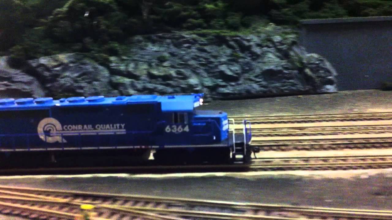 Silk City Model Railroad - Chasing a Conrail Ore Train - YouTube