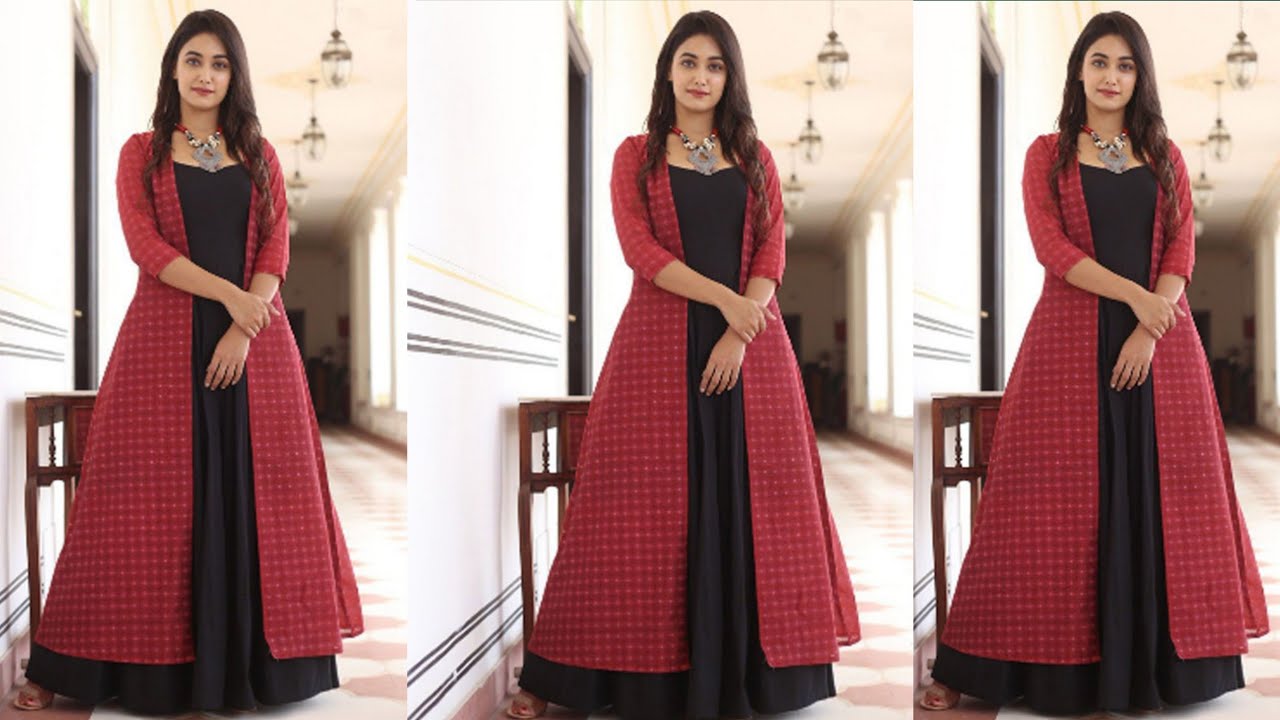 লং কটি জামার ডিজাইন😍| koti jamar design | long koti kurti design ...