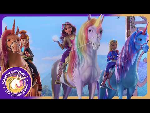 Unicornios en busca de las estrellas de la corona | Academia Unicornio | Dibujos animados para niños