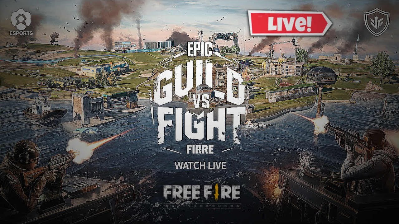 GUILD VS GUILD FIGHT IN LIVE || #freefire - YouTube