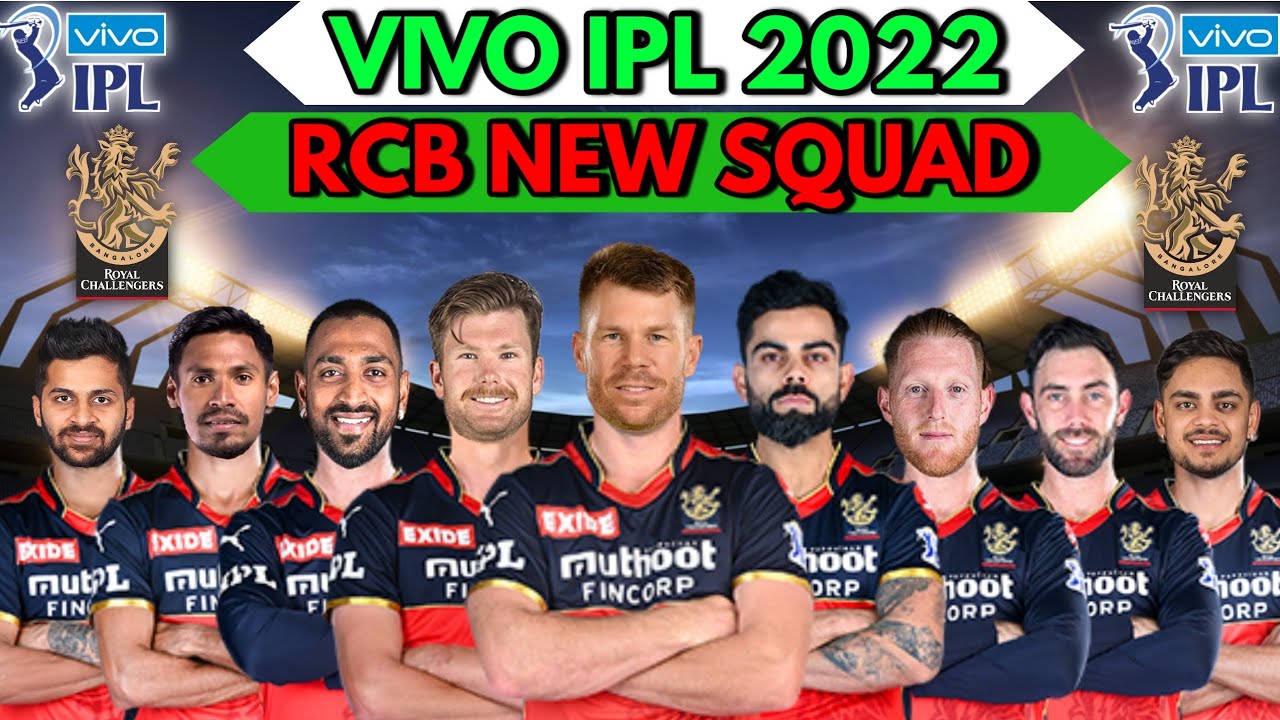 IPL 2022 | Royal Challengers Bangalore Squad | RCB Players List IPL ...