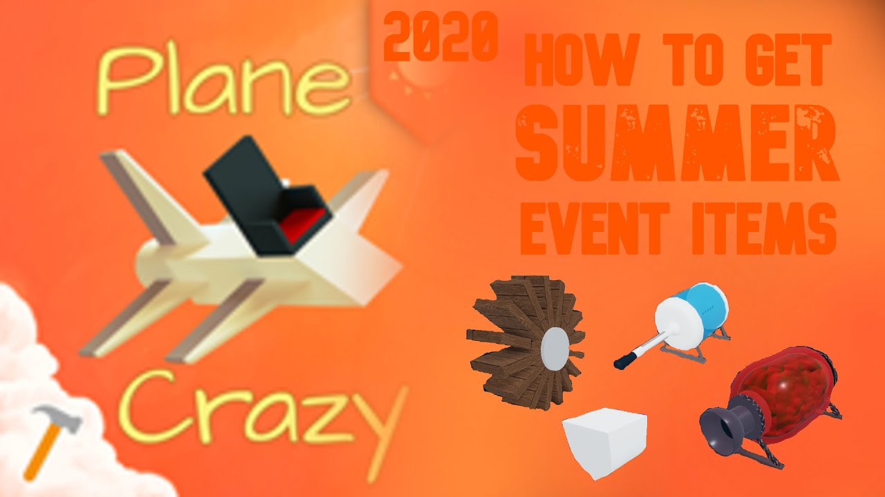 How to Get 2020 Summer Event Items - Plane Crazy - YouTube