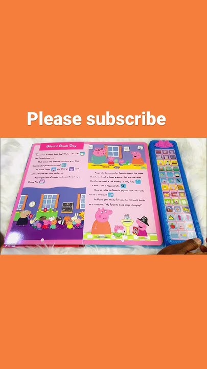 Kids Book Read Aloud: Peppa Pig Sound Story Book Treasury| World Book Day| Kids Sound Book| Kids ...