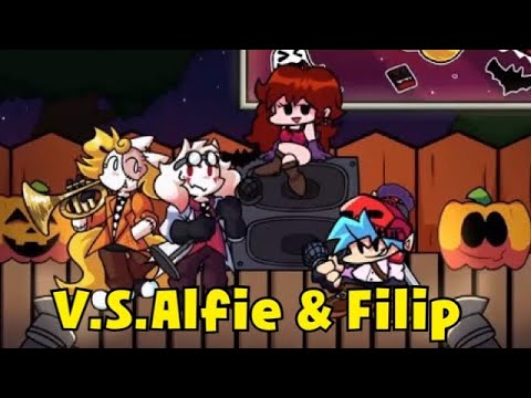 Friday Night Funkin' | V.S. Alfie & Filip FULL WEEK - Skalloween ...