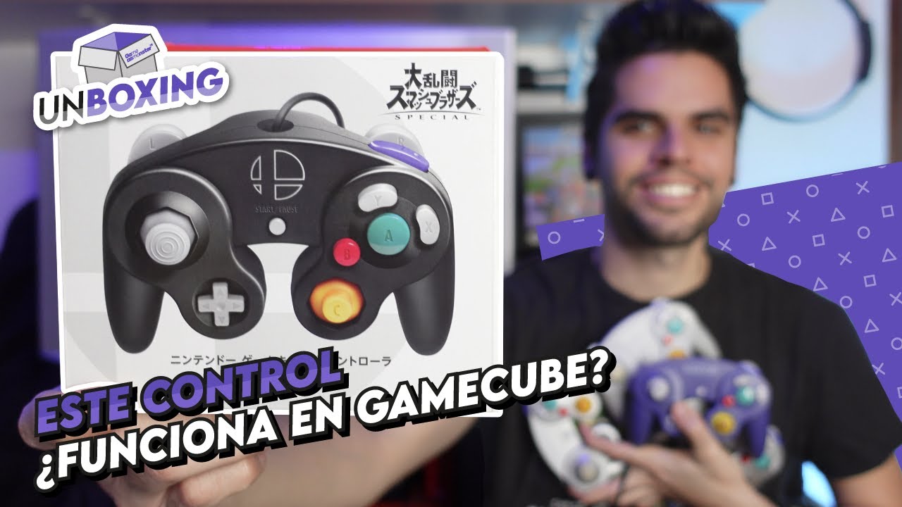 ¿Funciona en Gamecube? Unboxing control de Super Smash Bros. Ultimate ...