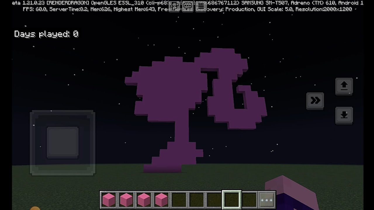 MINECRAFT POCKET EDITION MOBILE BETA PIXEL ART BARBIE - YouTube