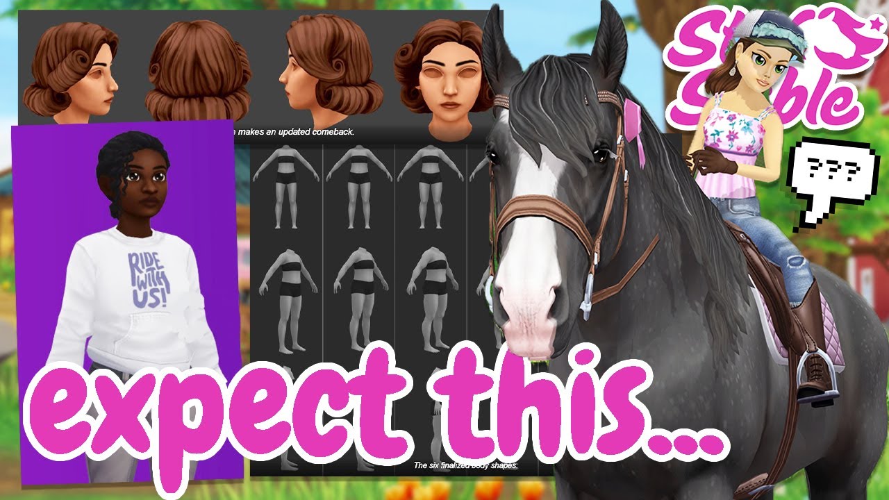 PLAYER CHARACTER UPDATE: WHAT TO EXPECT! 😍 *Star Stable* - YouTube