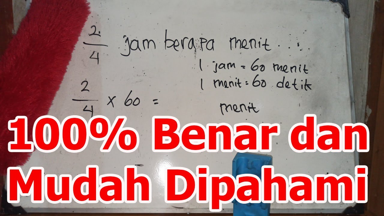 2/4 Jam Sama Dengan Berapa Menit, 2/4 Jam = … Menit, 2 Per 4 Jam Setara ...