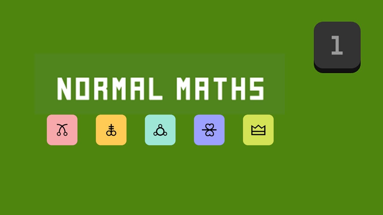 Normal Maths - Part 1: Completely Normal - YouTube