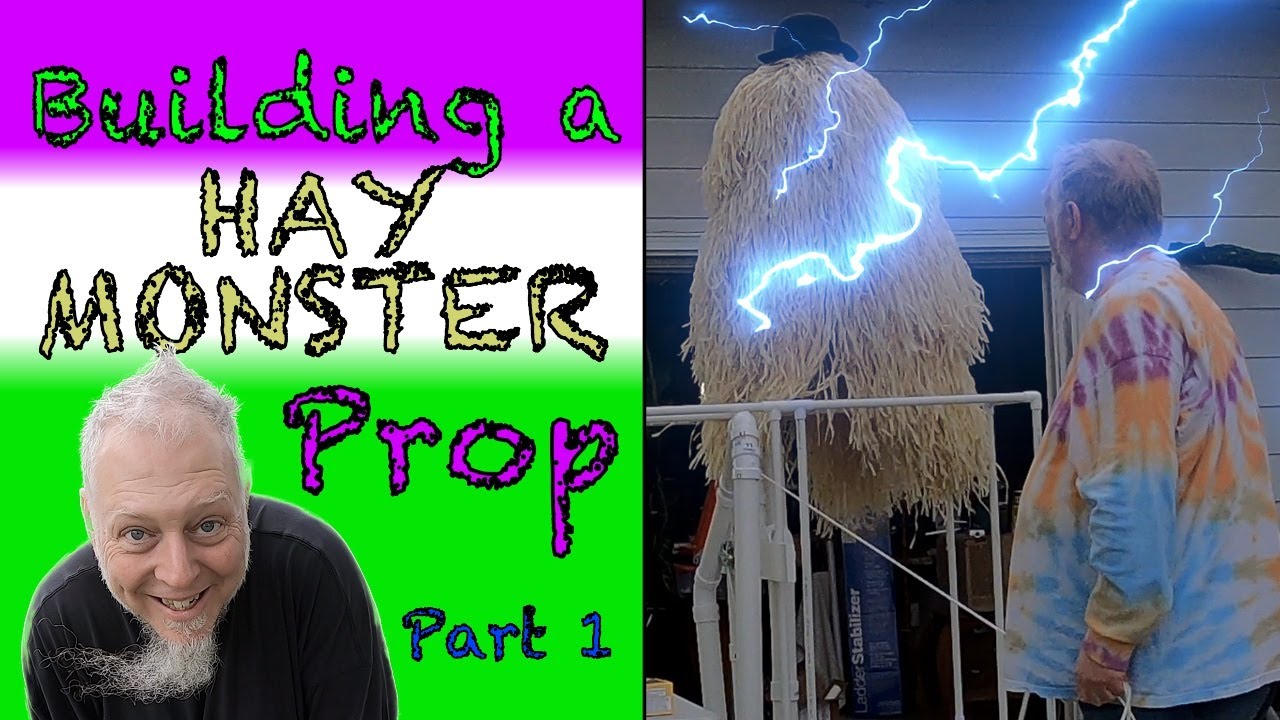 Hay Monster prop build part 1 - the body - YouTube