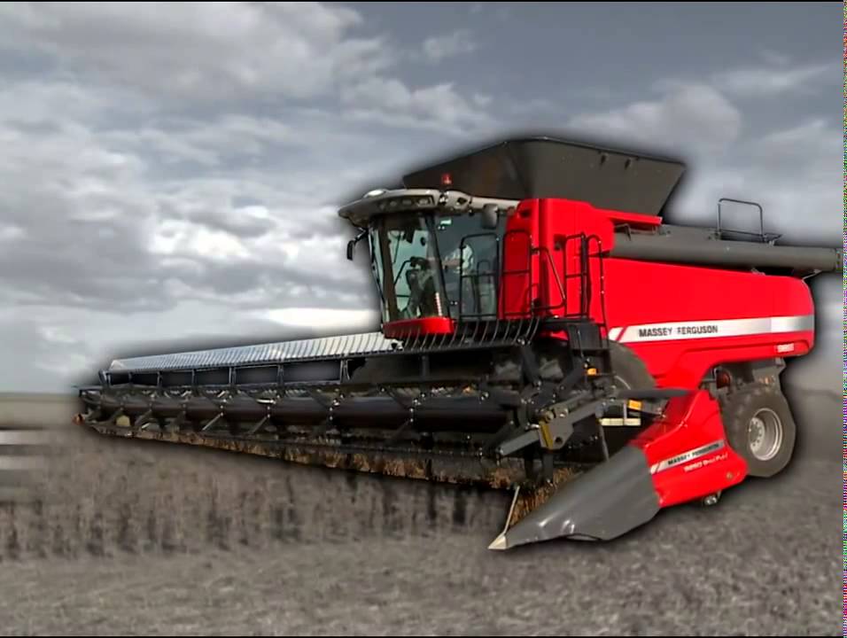 MASSEY FERGUSON COLHEITADEIRA MF 9895 - YouTube