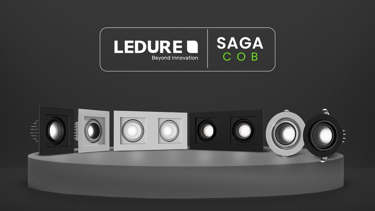 Saga COB Light - Elegant Home Lighting in Various Shapes and Colours ...